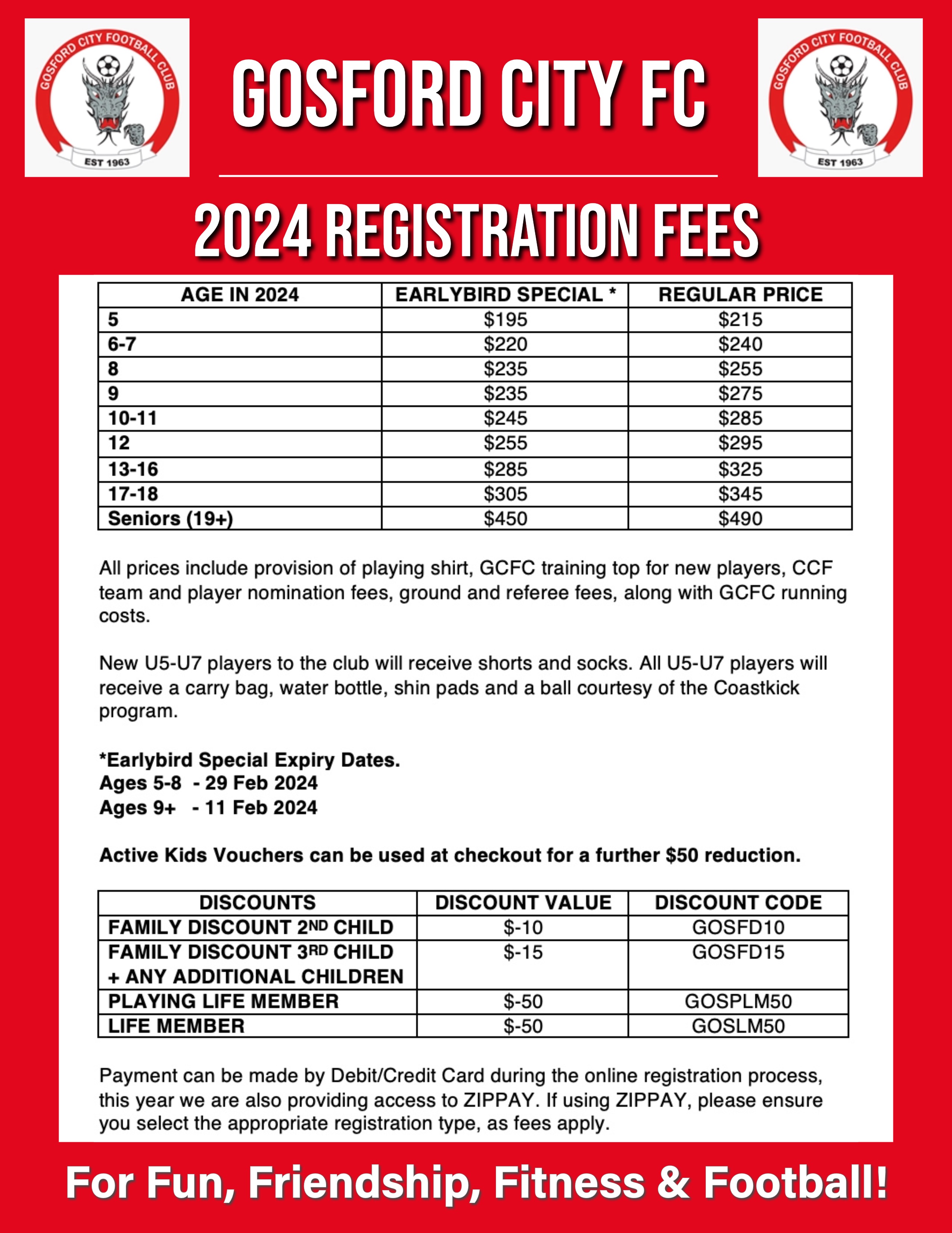 Registration - Gosford City FC